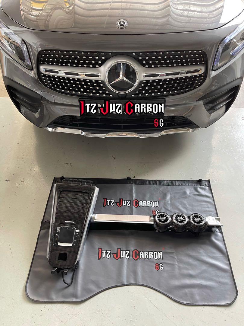 Mercedes GLB X247 Carbon fiber Centre console & dashboard trim, Car ...