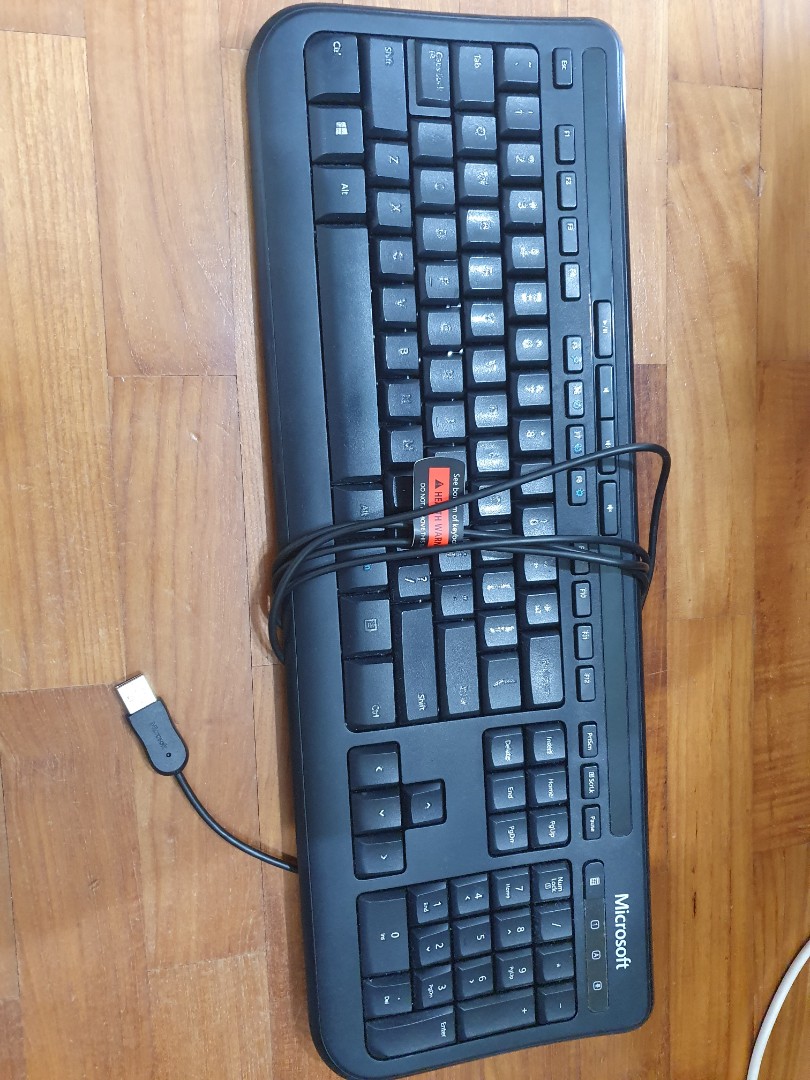 Microsoft Keyboard, Computers & Tech, Parts & Accessories, Computer ...