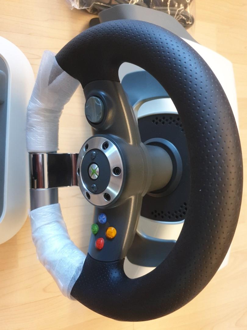 Microsoft Xbox 360 Wireless Racing Wheel and Steering Wheel Controller ...