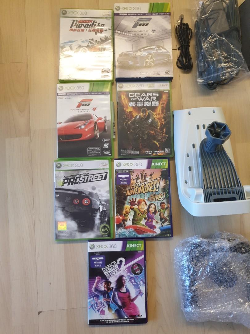 Microsoft Xbox 360 Wireless Racing Wheel and Steering Wheel Controller ...