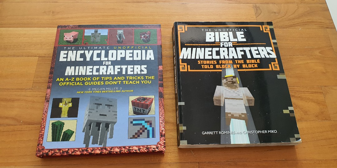Minecraft Books - Encyclopedia & Bible, Hobbies & Toys, Books ...