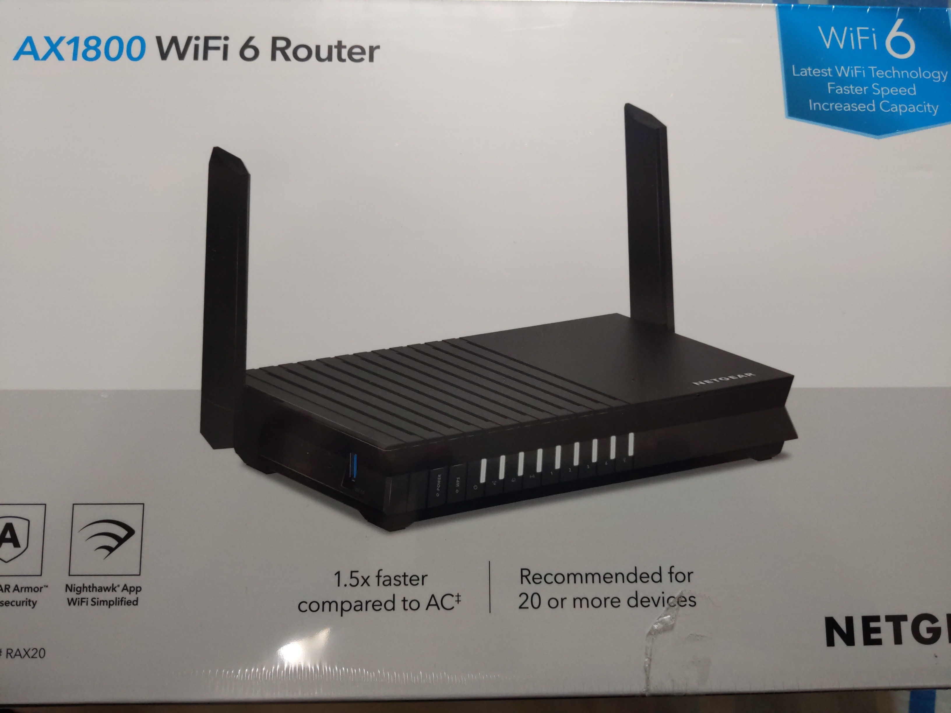 Netgear AX1800 wifi 6 router, 電腦＆科技, 電腦周邊及配件, Wifi及上網相關產品 - Carousell