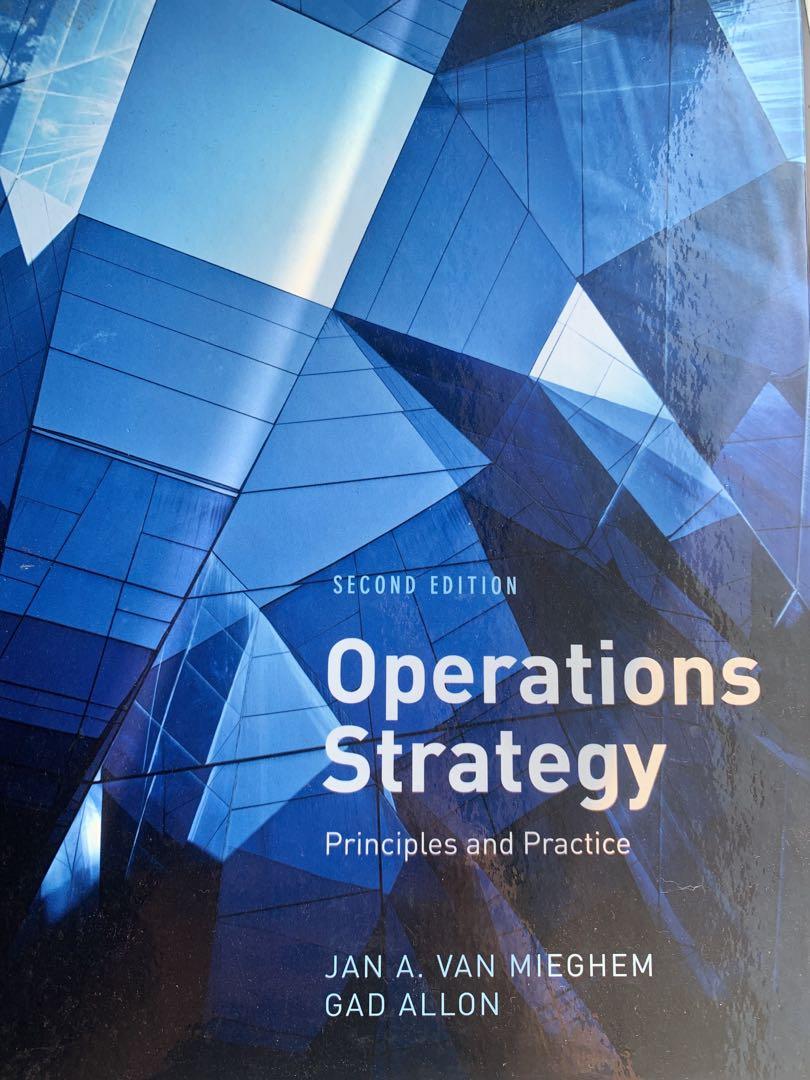 Operations strategy: principles and practice, Hobbies & Toys, Books ...