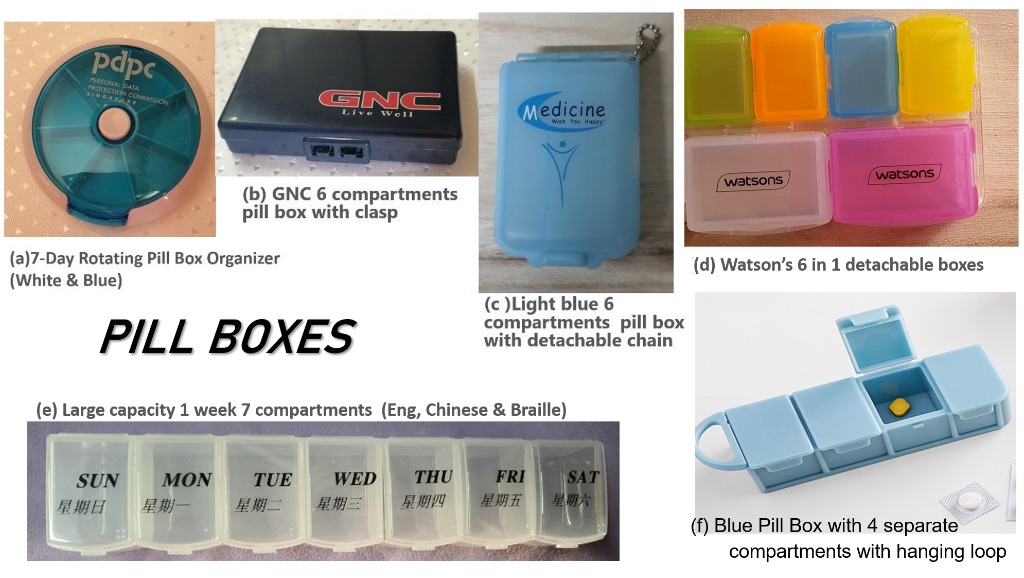 Pill Box (Rectangular/Round) , Assistive Devices, Personal Care ...