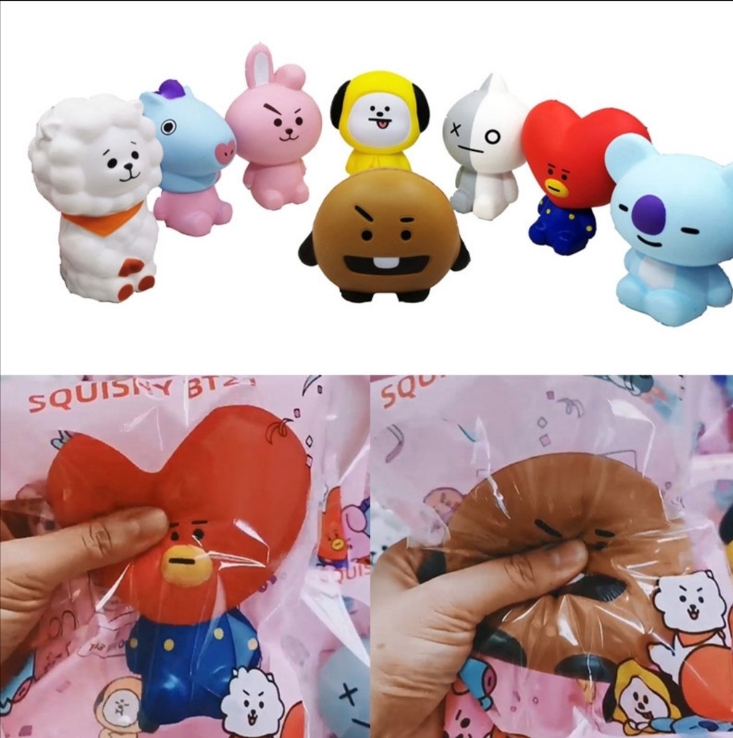 Pre-order BTS BT21 squishies, Hobbies & Toys, Toys & Games on Carousell