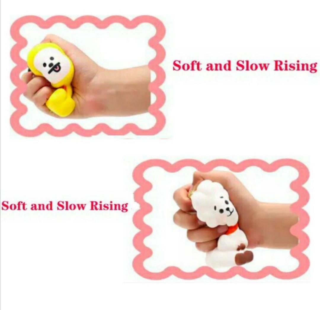 Pre-order BTS BT21 squishies, Hobbies & Toys, Toys & Games on Carousell