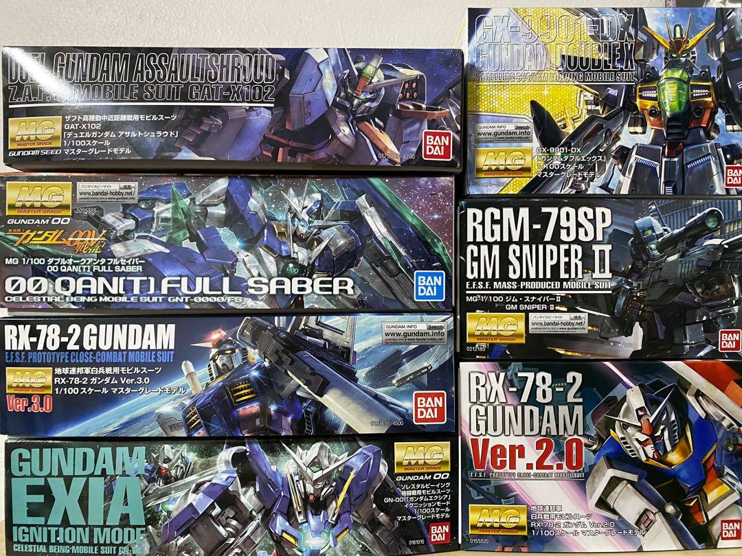 MG Gundam Gunpla Kits, Hobbies & Toys, Toys & Games on Carousell
