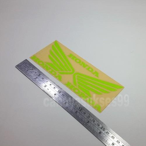 Sticker Cutting Sayap Honda Hijau Stabillo Medium Size 16cm X 6.5cm ...