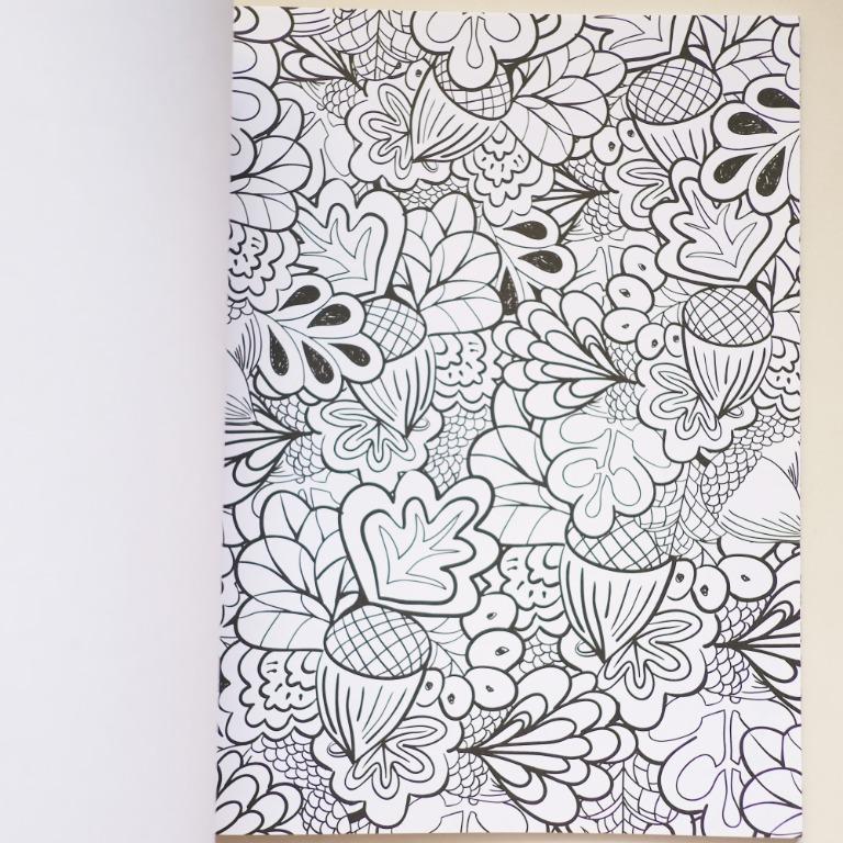 Stress Less Coloring - Flower Patterns: 100+ Coloring Pages for Peace ...