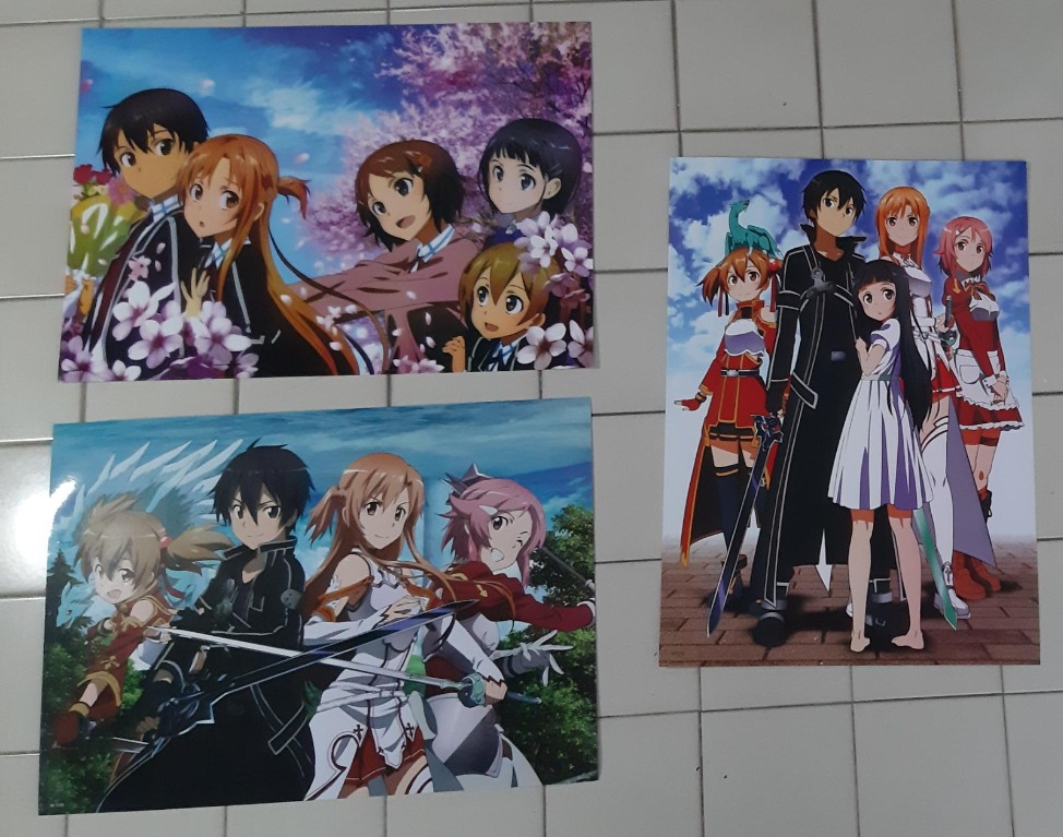 Sword art online posters, Hobbies & Toys, Memorabilia & Collectibles ...