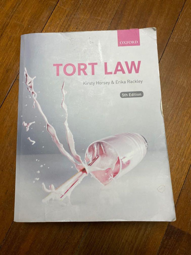 Tort Law textbook, Hobbies & Toys, Books & Magazines, Textbooks on ...