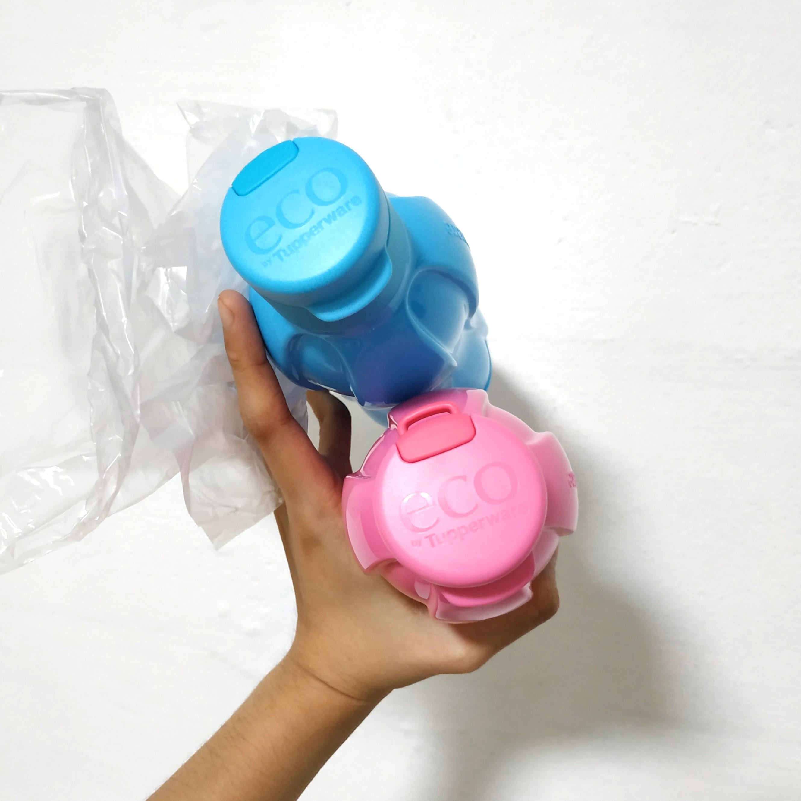 Tupperware 500 ml Candy Pastel Pop Flip Top and Twist/ Screw Cap Eco ...