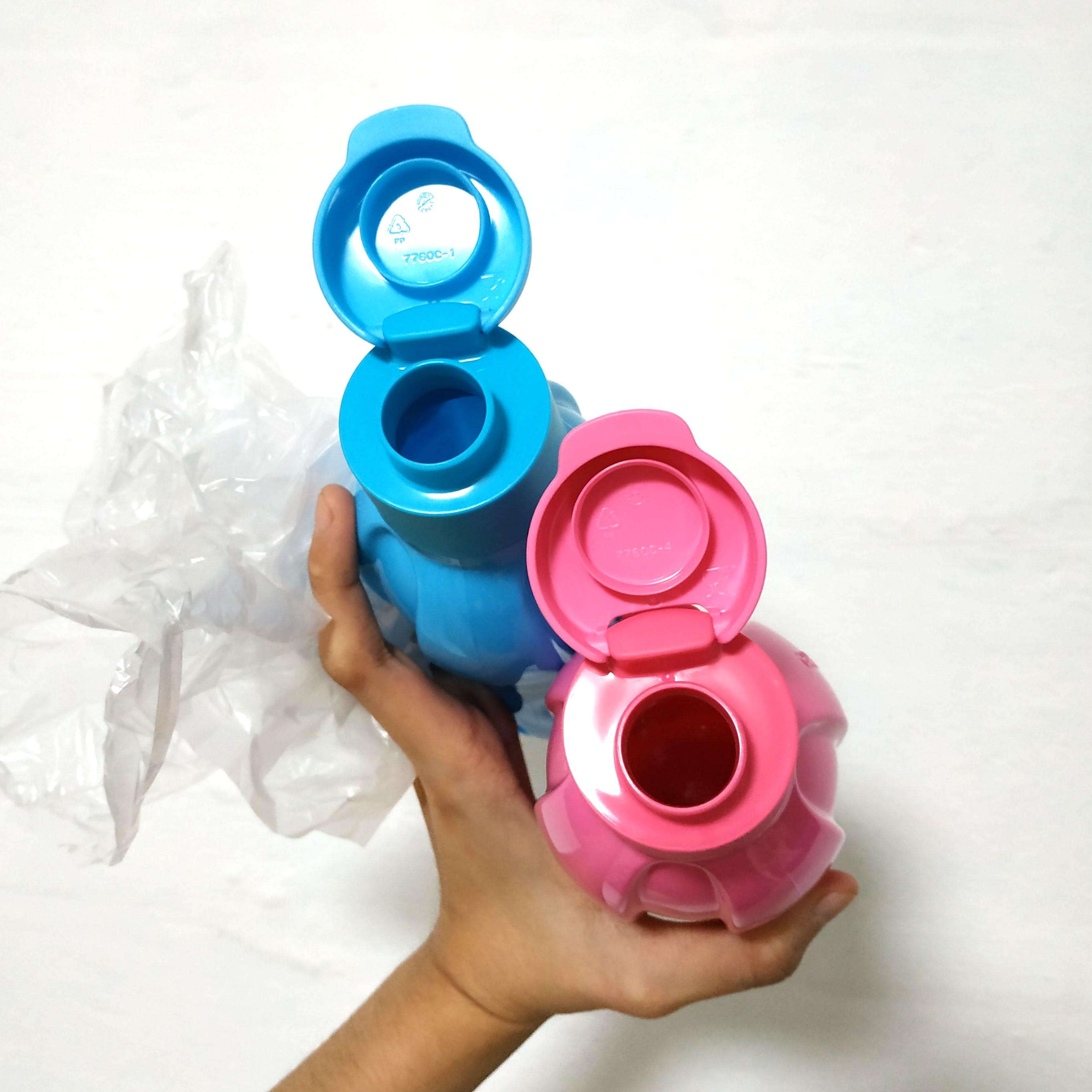 Tupperware 500 ml Candy Pastel Pop Flip Top and Twist/ Screw Cap Eco ...