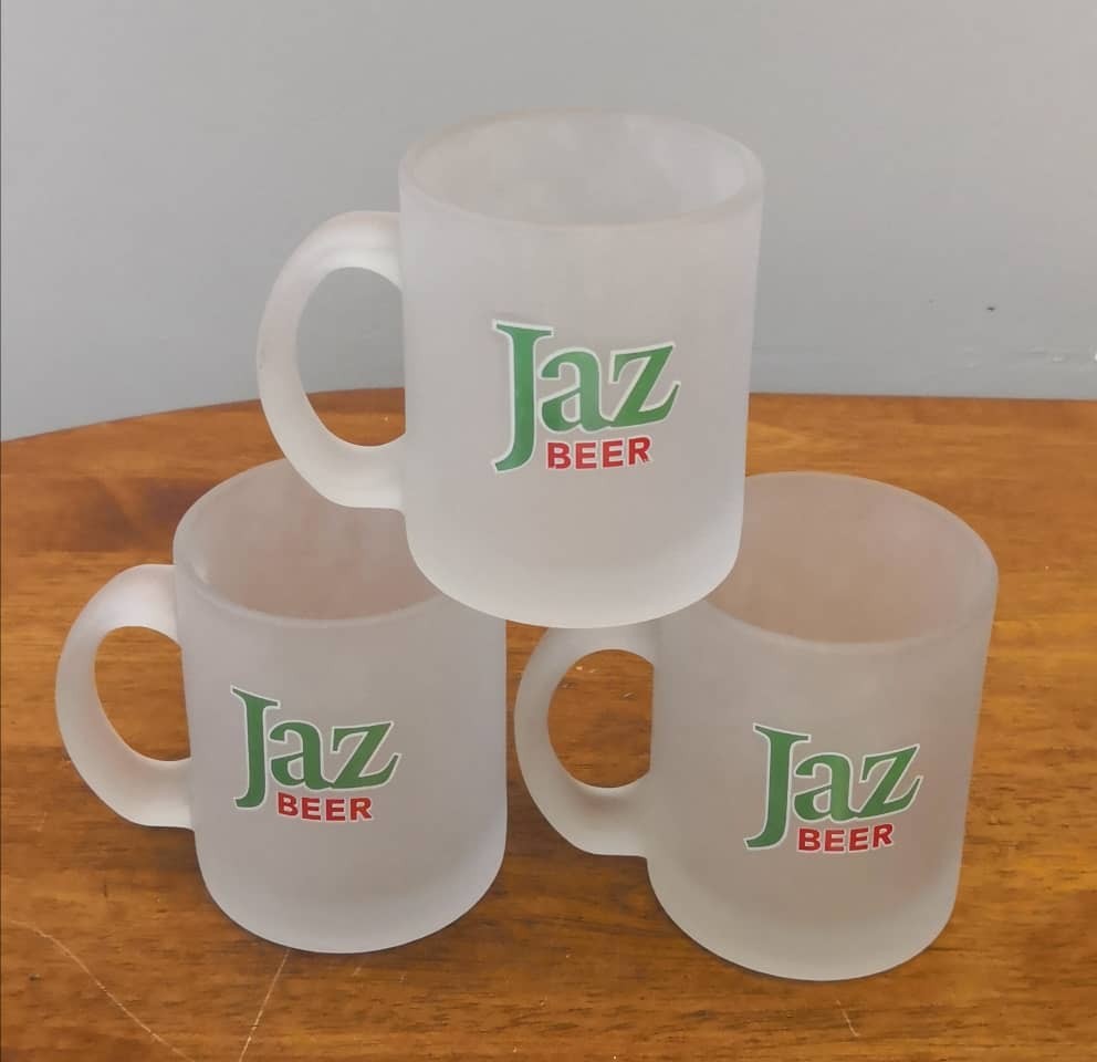 Vintage JAZ Beer frosted mug, Hobbies & Toys, Collectibles ...