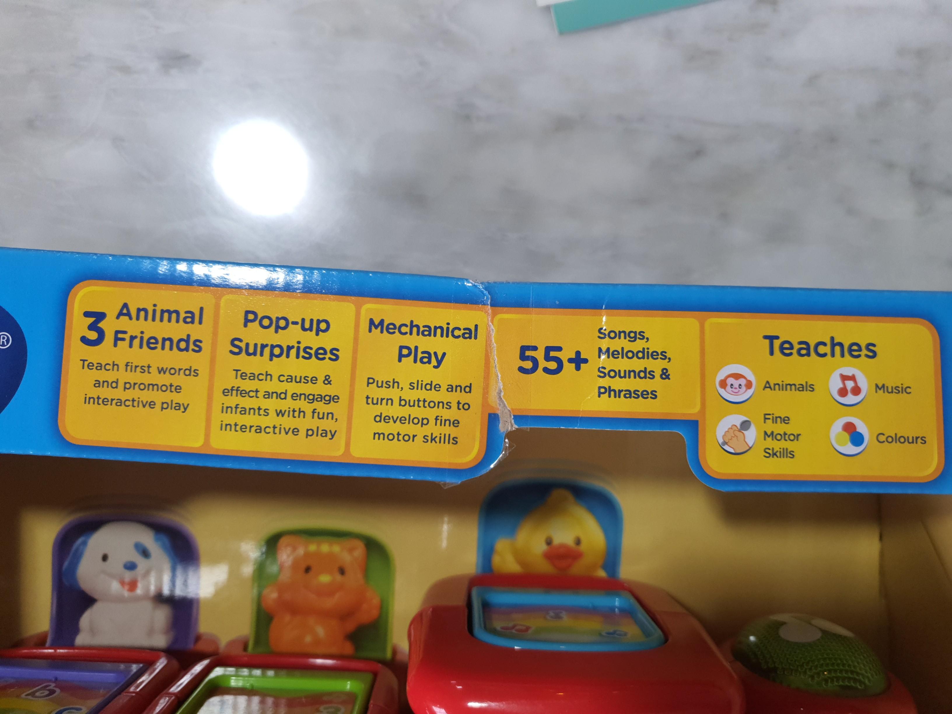 Vtech pop up friends train with box, Hobbies & Toys, Toys & Games on ...