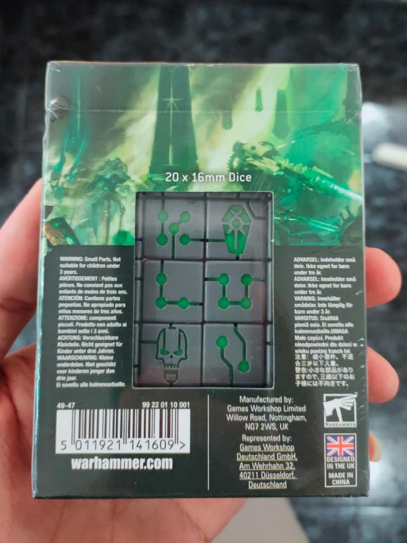 Warhammer 40K Necron Dice Set NEW, Hobbies & Toys, Toys & Games on ...