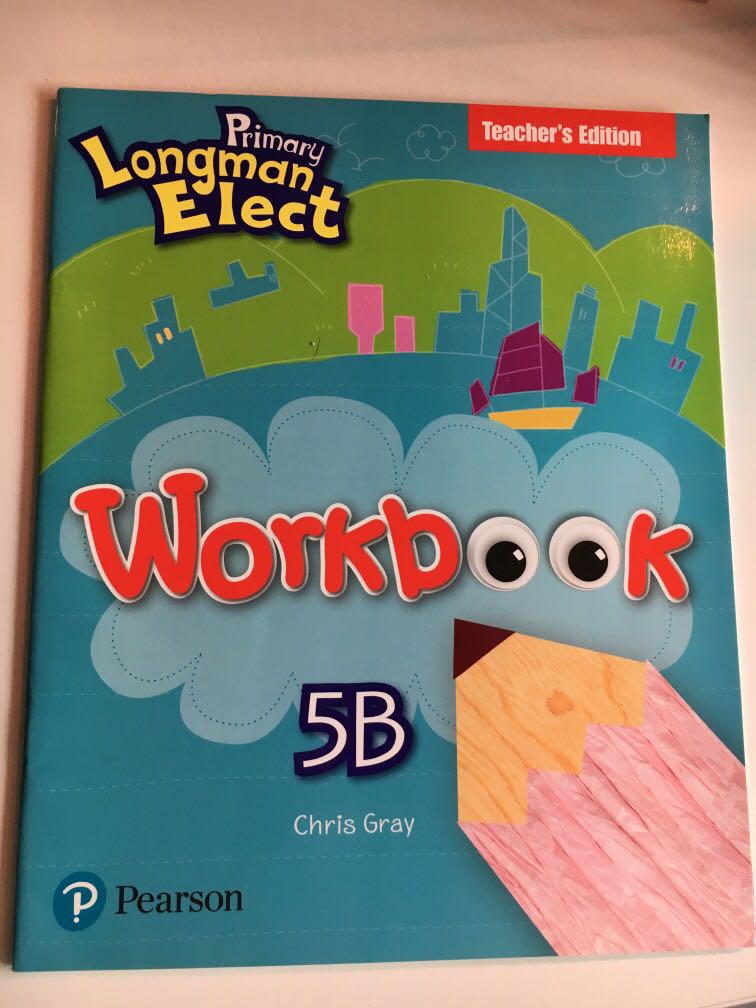 教師用書 朗文 英文 小五 primary longman elect workbook 5B 呈分試, 興趣及遊戲, 書本 & 文具 ...