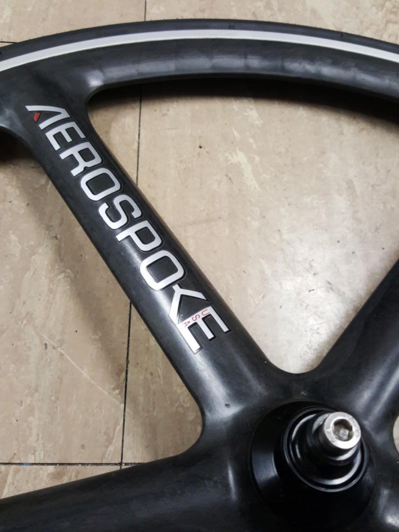 Aerospoke carbon bicycle wheel, Sports Equipment, Bicycles & Parts ...