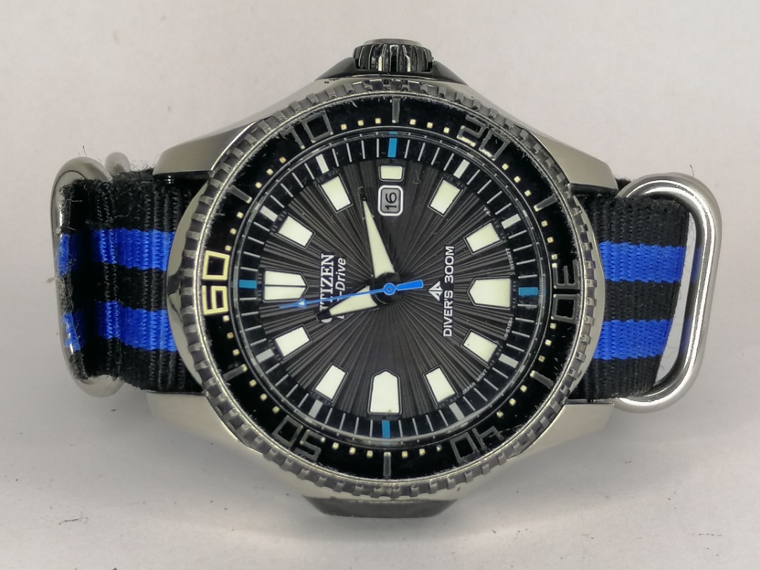 Authentic CITIZEN solar 300meters divers watch, Men's Fashion, Watches ...