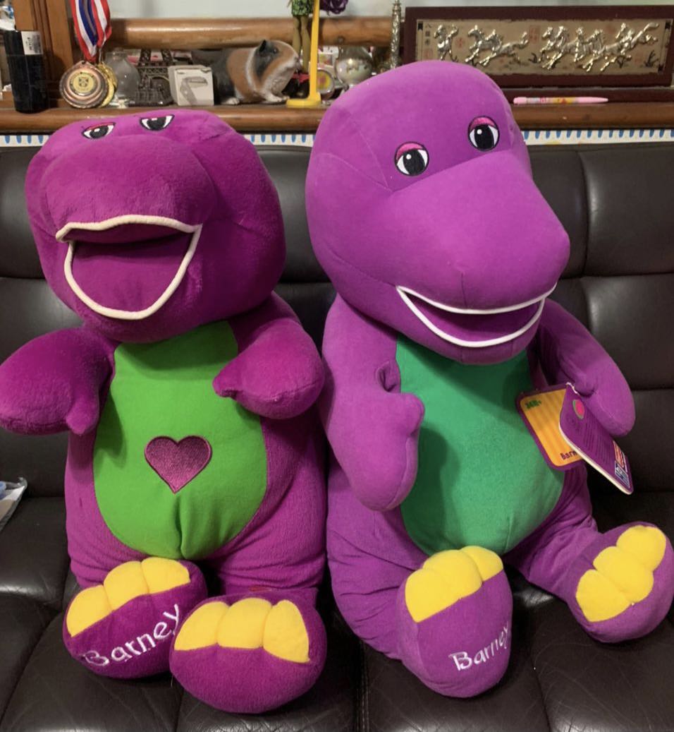Barney soft toys, Hobbies & Toys, Toys & Games on Carousell