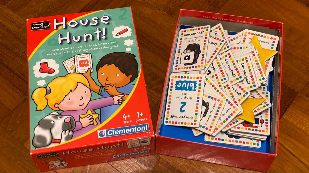 Clementoni House Hunt game, Hobbies & Toys, Toys & Games on Carousell