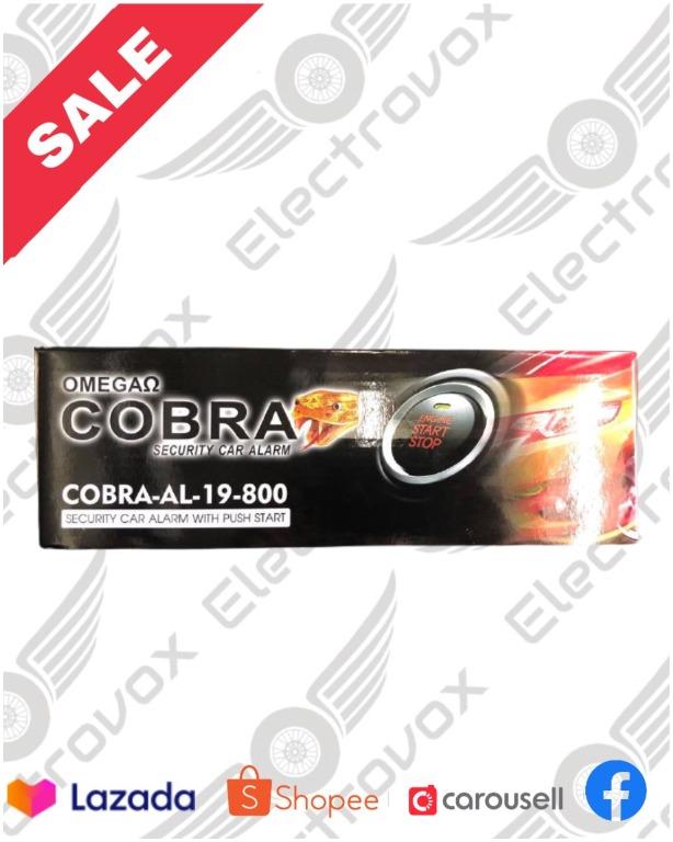 Cobra car alarm system with keyless full feature alarm deffered pay ...