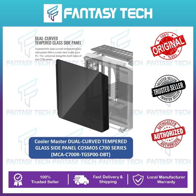 Cooler Master DUAL-CURVED TEMPERED GLASS SIDE PANEL COSMOS C700 SERIES (MCA-C700R-TGSP00-DBT ...