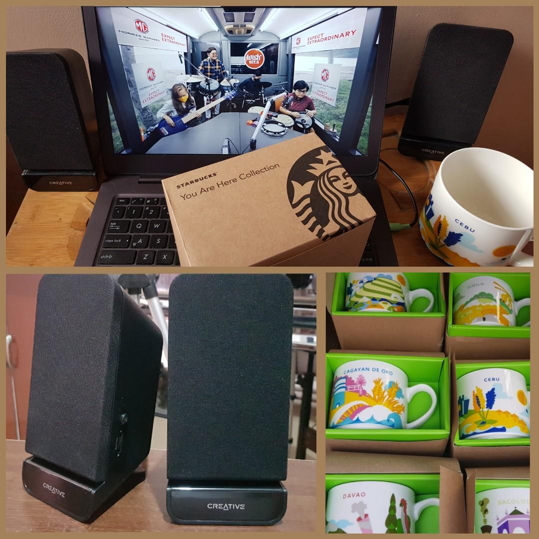 Creative Speakers with Starbucks mug, Audio, Soundbars, Speakers ...