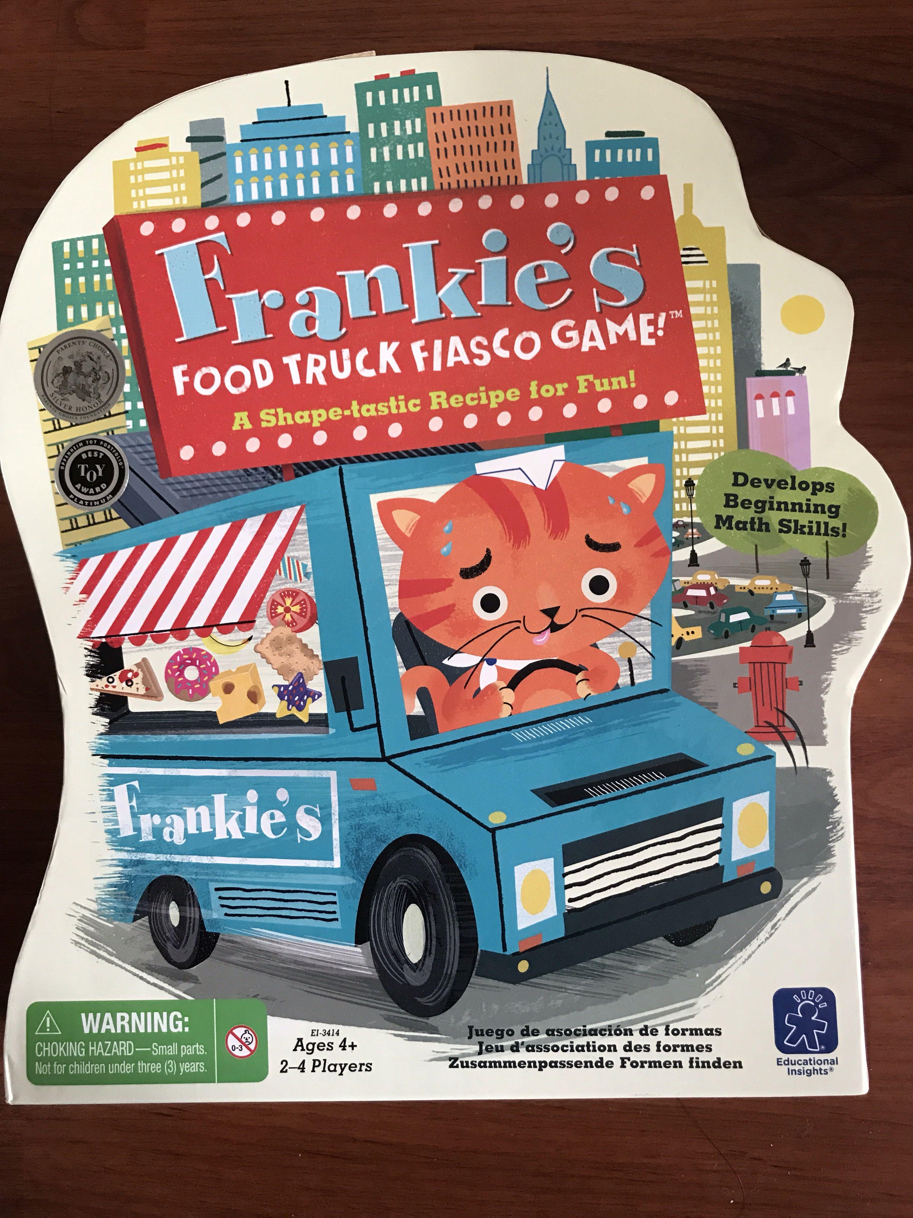 Educational Insights Frankie's Food Truck Fiasco Game, Hobbies & Toys ...