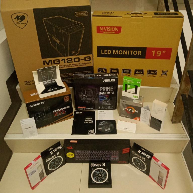 Mid End Pc Gaming Work General System Unit Desktop Computer Pc Set Computer Set 2577