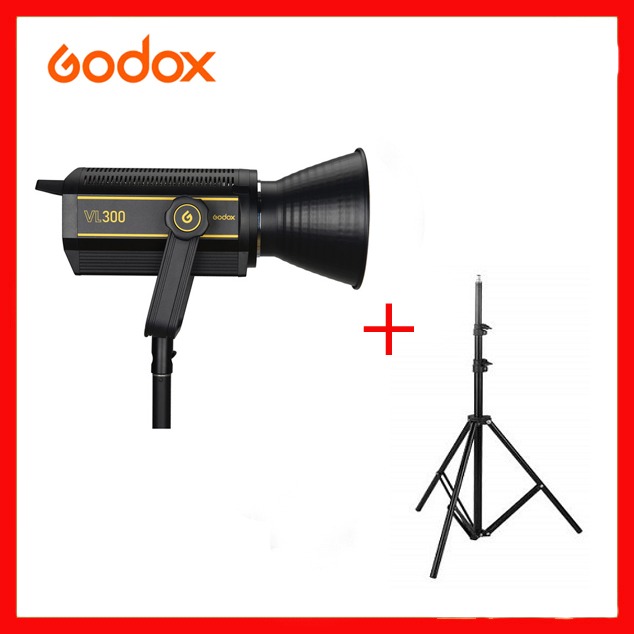 Godox VL300 300W LED Video Light + With Light Stand, Photography ...