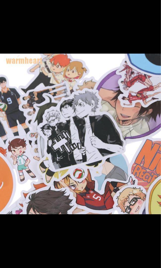 haikyuu sticker pack! 50pcs, Hobbies & Toys, Stationery & Craft ...