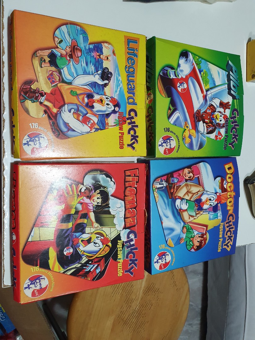 KFC Jigsaw Puzzles complete set of 4 plus 2 extras, Everything Else on ...