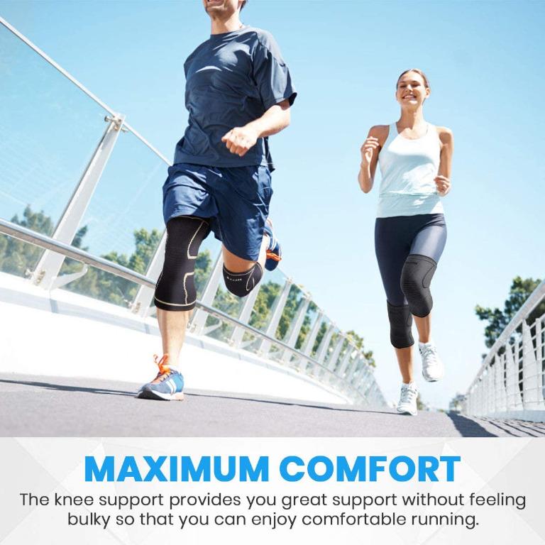 (L) AVIDDA Knee Support Brace 2 Pack - Compression Knee Sleeves for ...