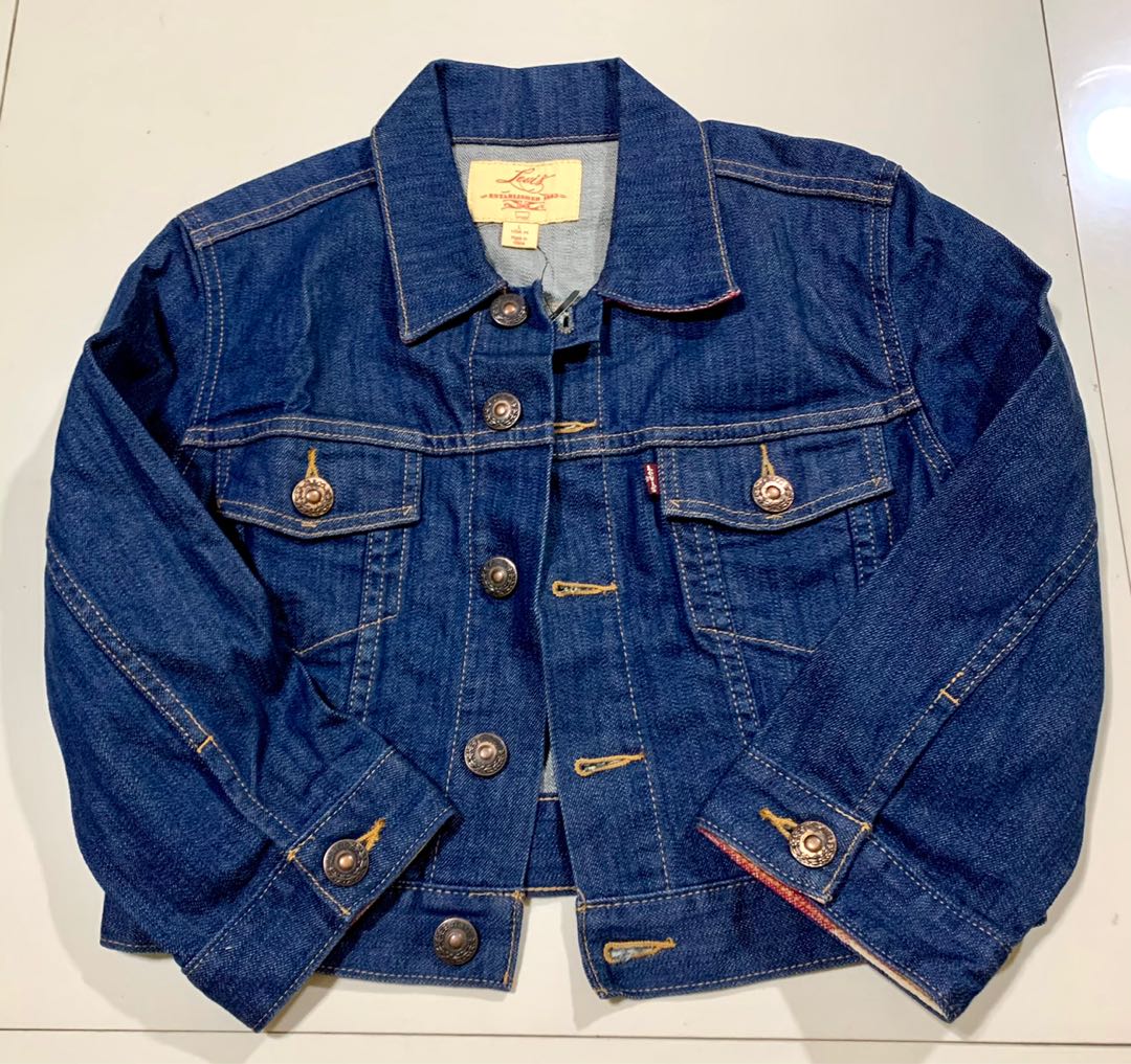 LEVIS HALF BODY DENIM JACKET, Women's Fashion, Tops, Others Tops on ...