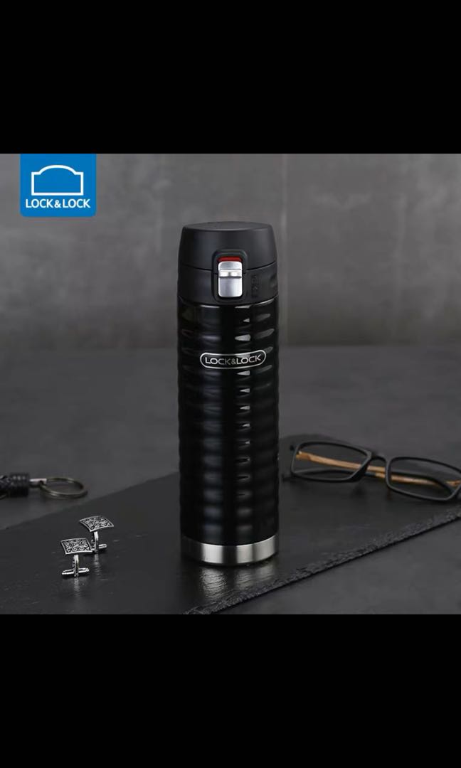 Lock&lock lock and lock Wave One Touch Tumbler, Furniture & Home Living ...
