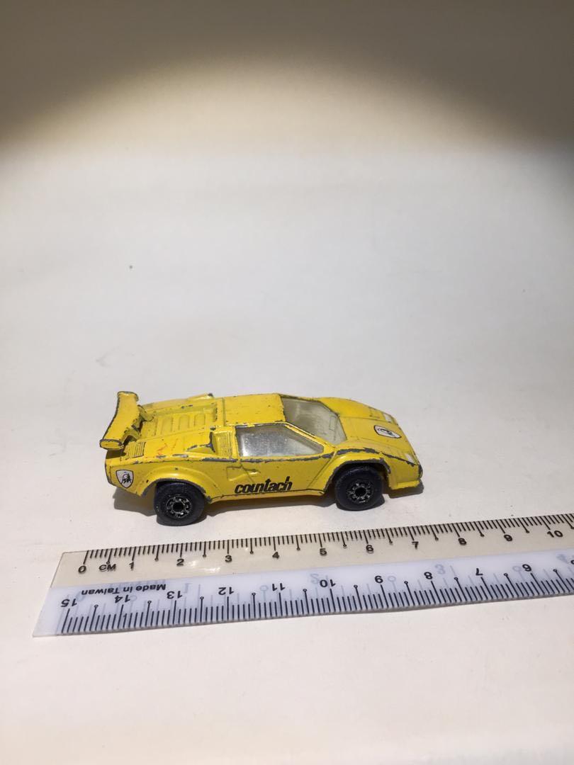 Matchbox 1985 Lamborghini Countach LP 500s In Yellow VINTAGE 1/56 ...