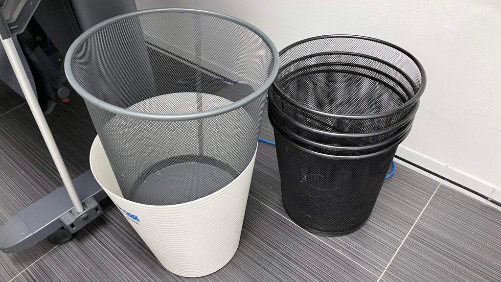 Metal Wire Mesh Waste Dustbin, Furniture & Home Living, Furniture ...