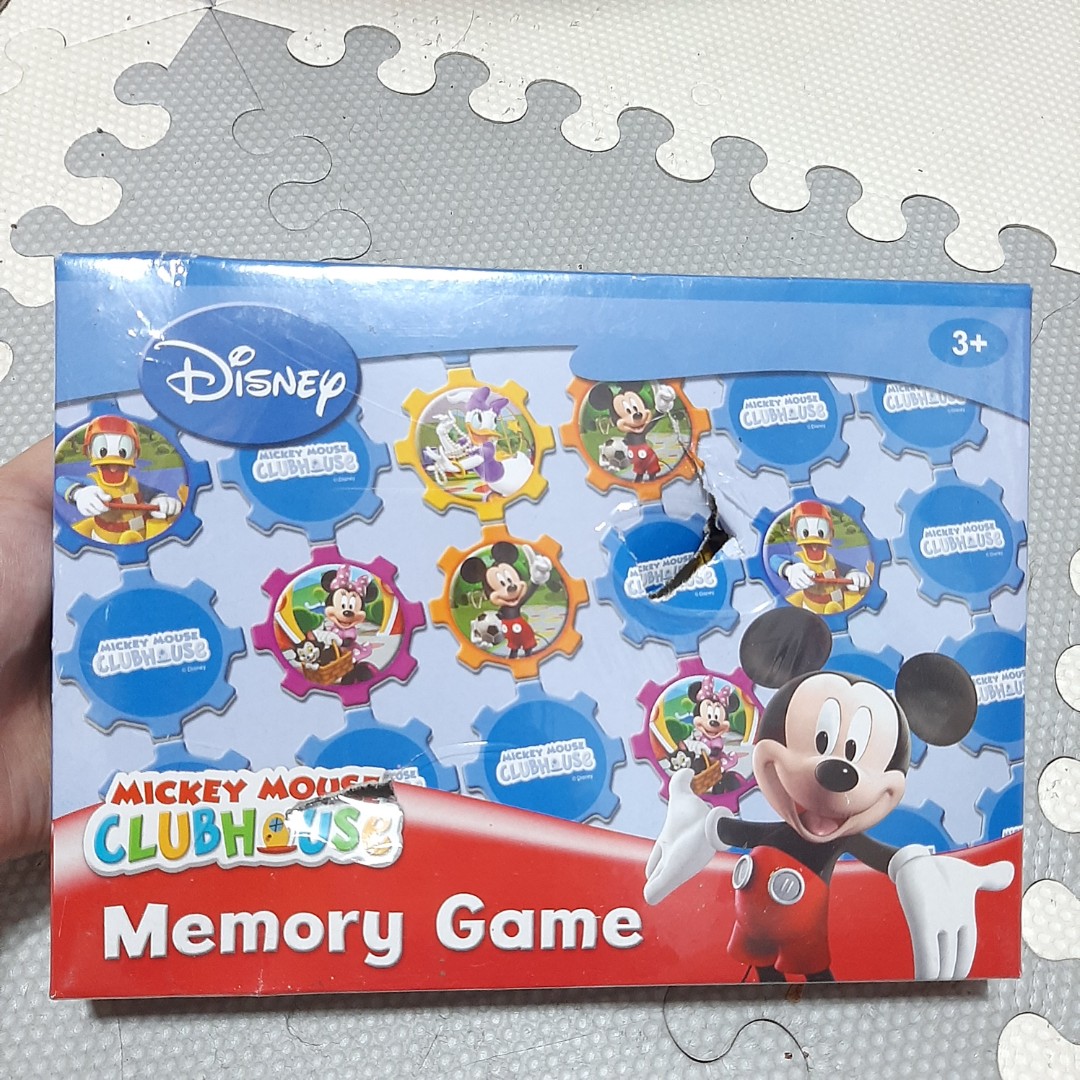 Mickey Memory Game, Hobbies & Toys, Toys & Games on Carousell
