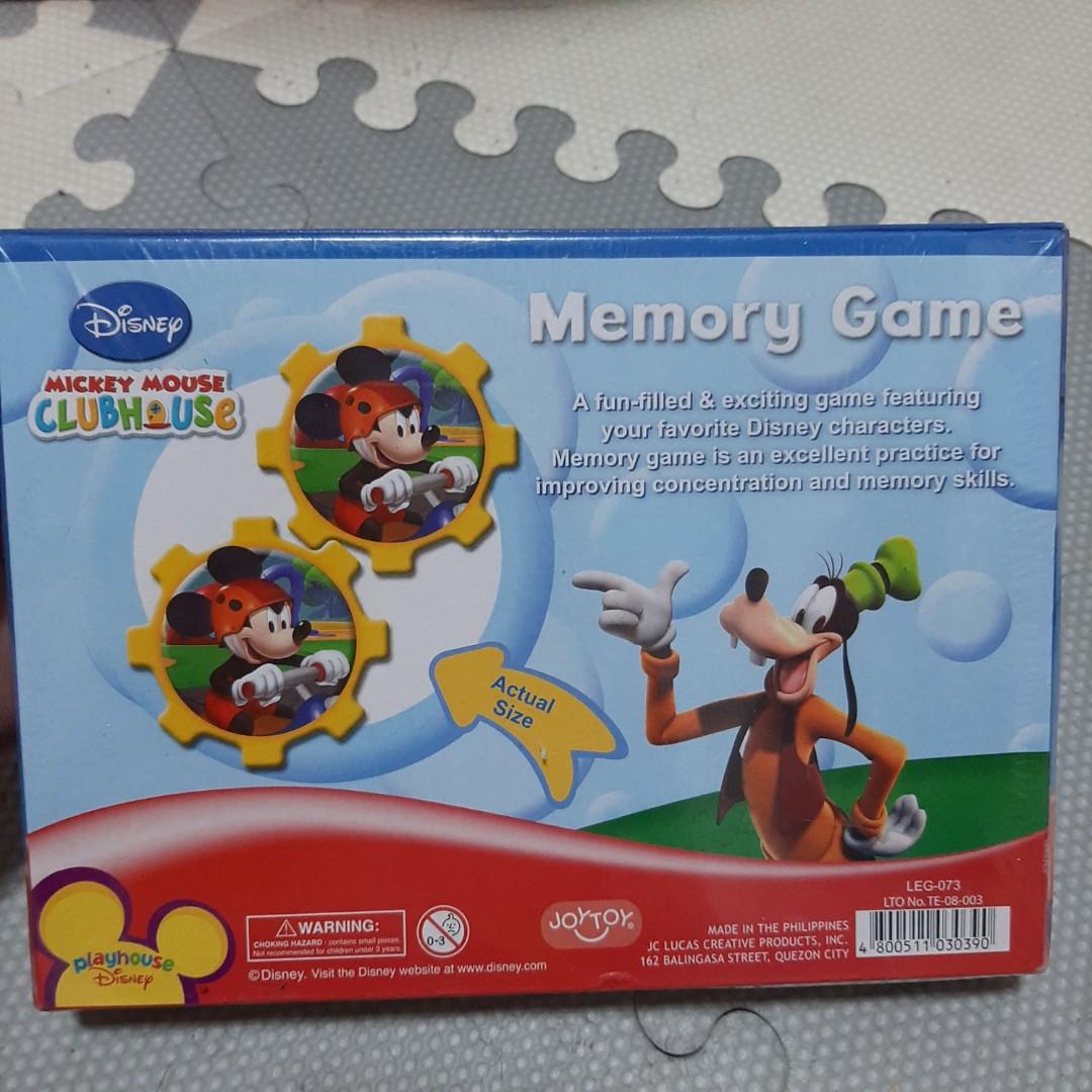 Mickey Memory Game, Hobbies & Toys, Toys & Games on Carousell