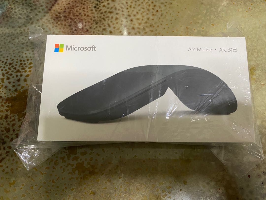 Microsoft Arc Mouse Black, Computers & Tech, Parts & Accessories, Mouse ...