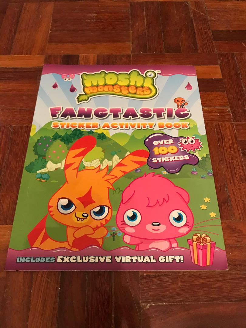 Moshi Monsters Fantastic Sticker Activity Book, Hobbies & Toys, Books ...