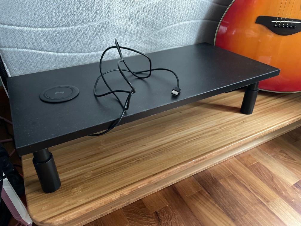 Omnidesk Monitor Lift with wireless Charging Station, Computers & Tech ...