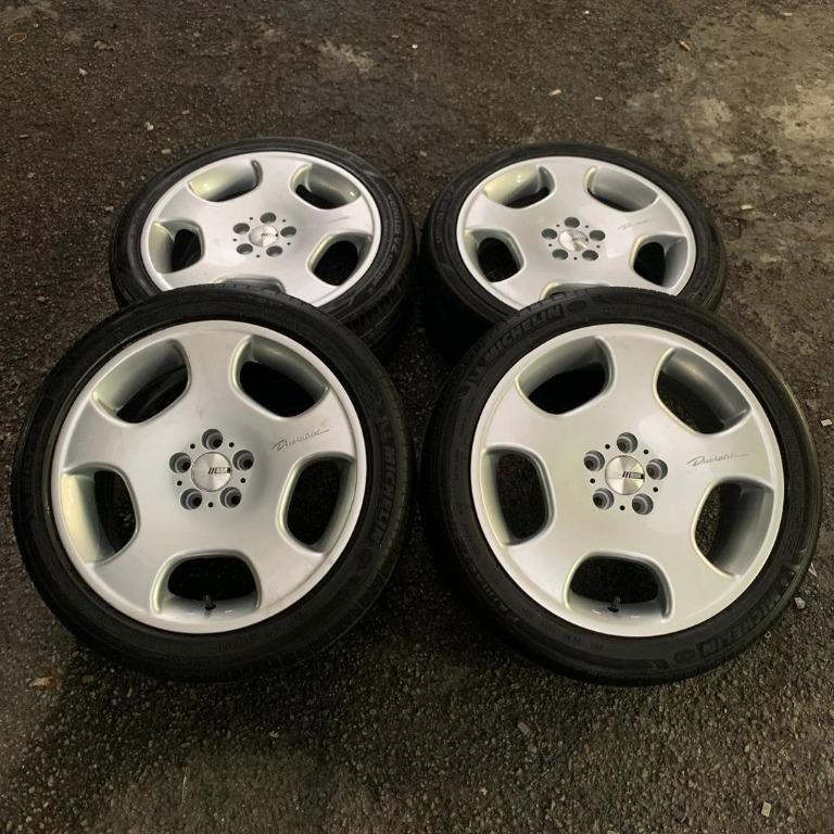 Original Wald 17 inch sport rim Caldina tyre 80%, Auto Accessories on ...