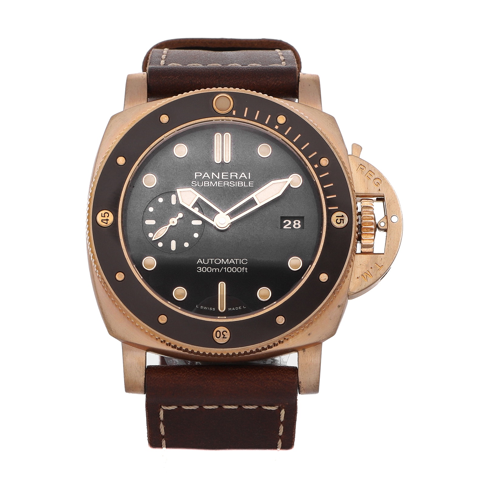 Panerai Submersible Bronzo PAM 968, Luxury, Watches on Carousell