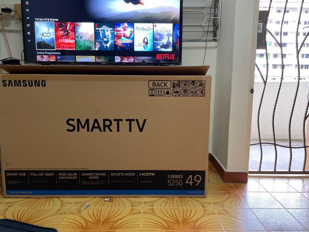 Perfect Condition Used Samsung 49 Inch Smart TV Series 5, TV & Home ...