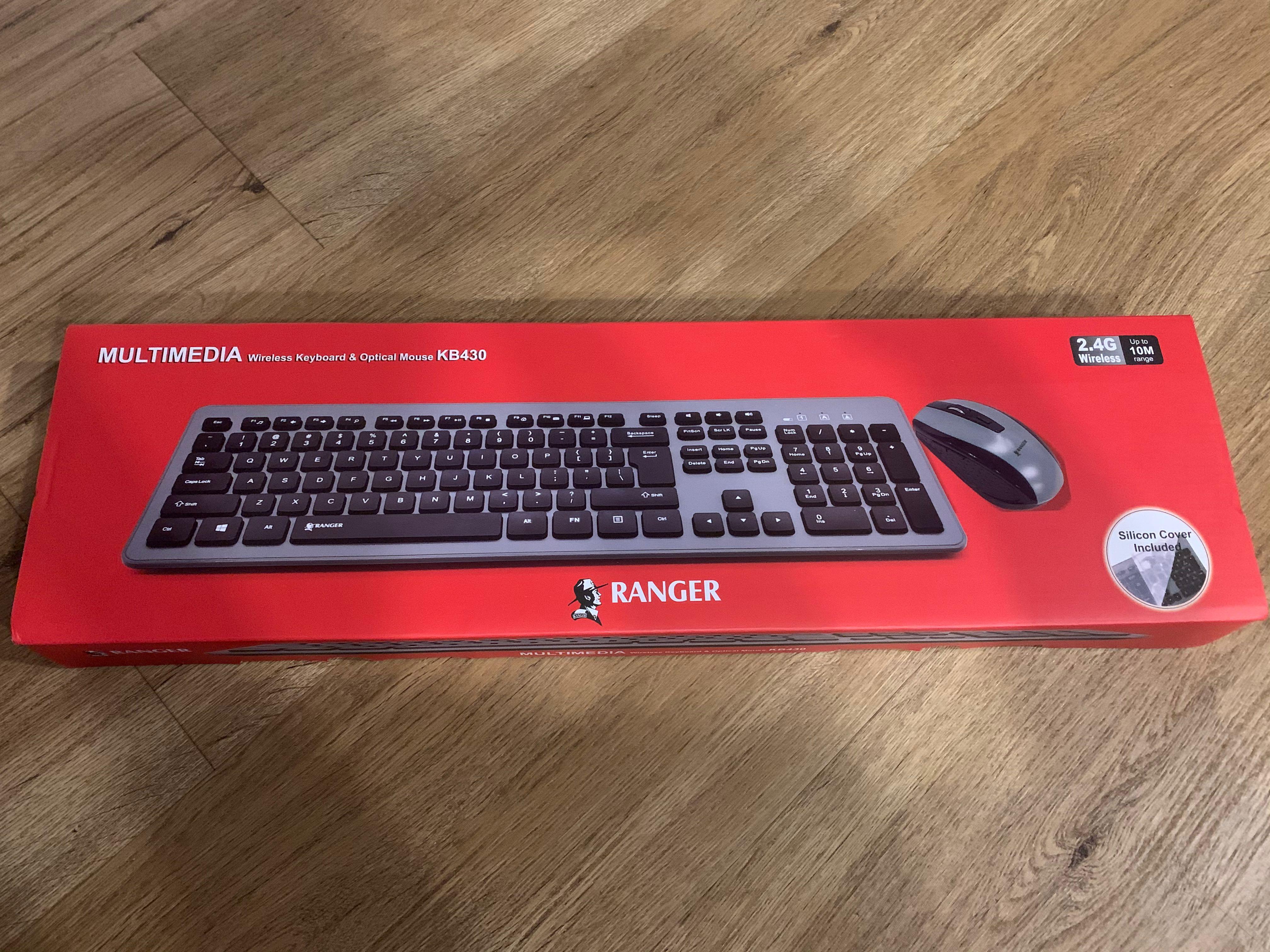 Ranger Wireless Keyboard+mouse KB430, Computers & Tech, Parts ...