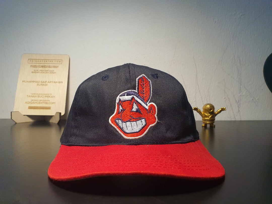 Red Indian Cap Budak, Men's Fashion, Watches & Accessories, Cap & Hats ...