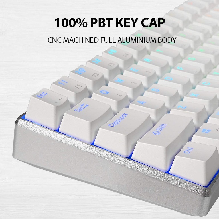 RK ROYAL KLUDGE RK61 Pro RGB Programmable Mechanical Gaming Keyboard ...