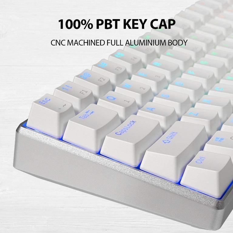 RK ROYAL KLUDGE RK61 Pro RGB Programmable Mechanical Gaming Keyboard ...